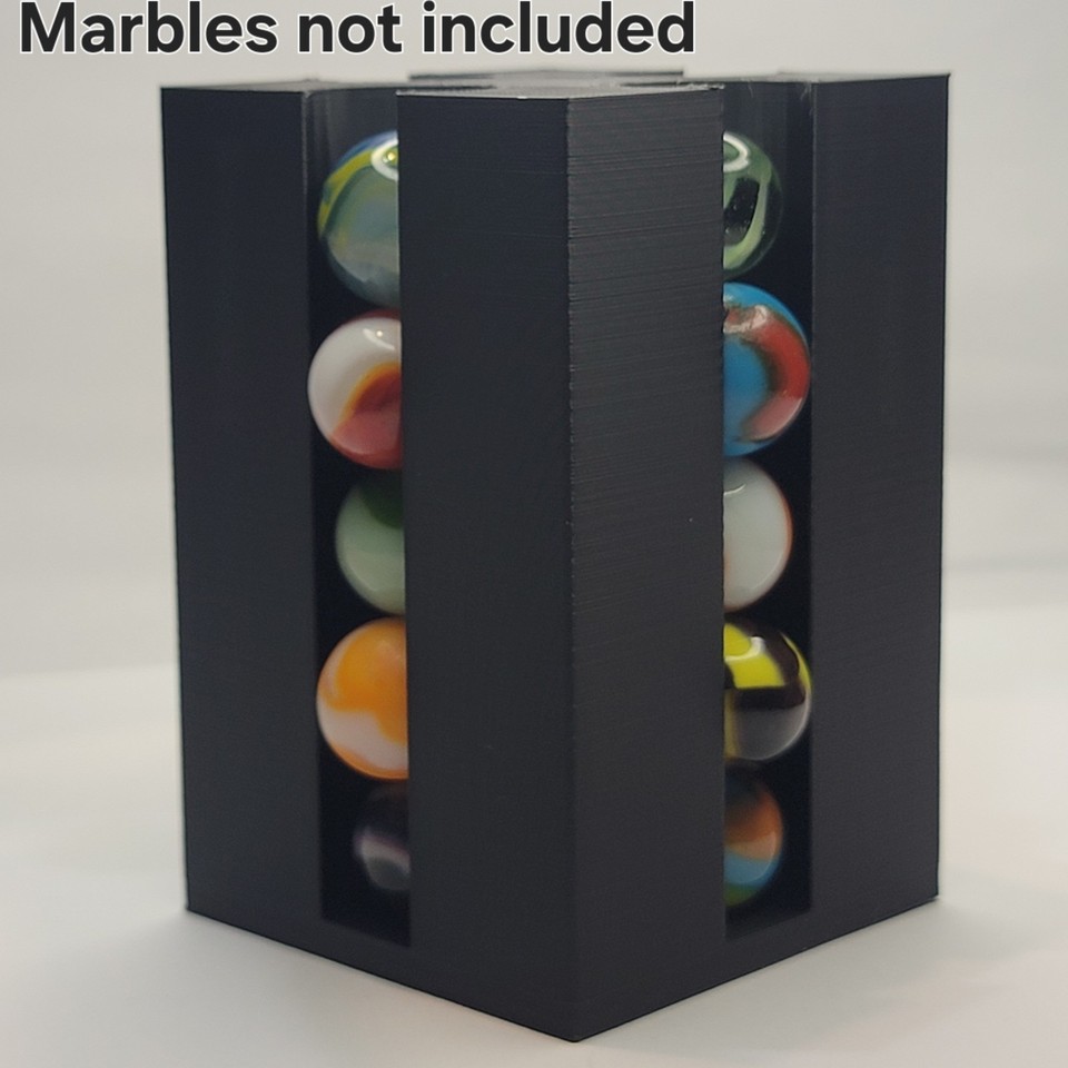 Marble Display and Storage for Marbles - Holds 20 Marbles For 5/8 ...