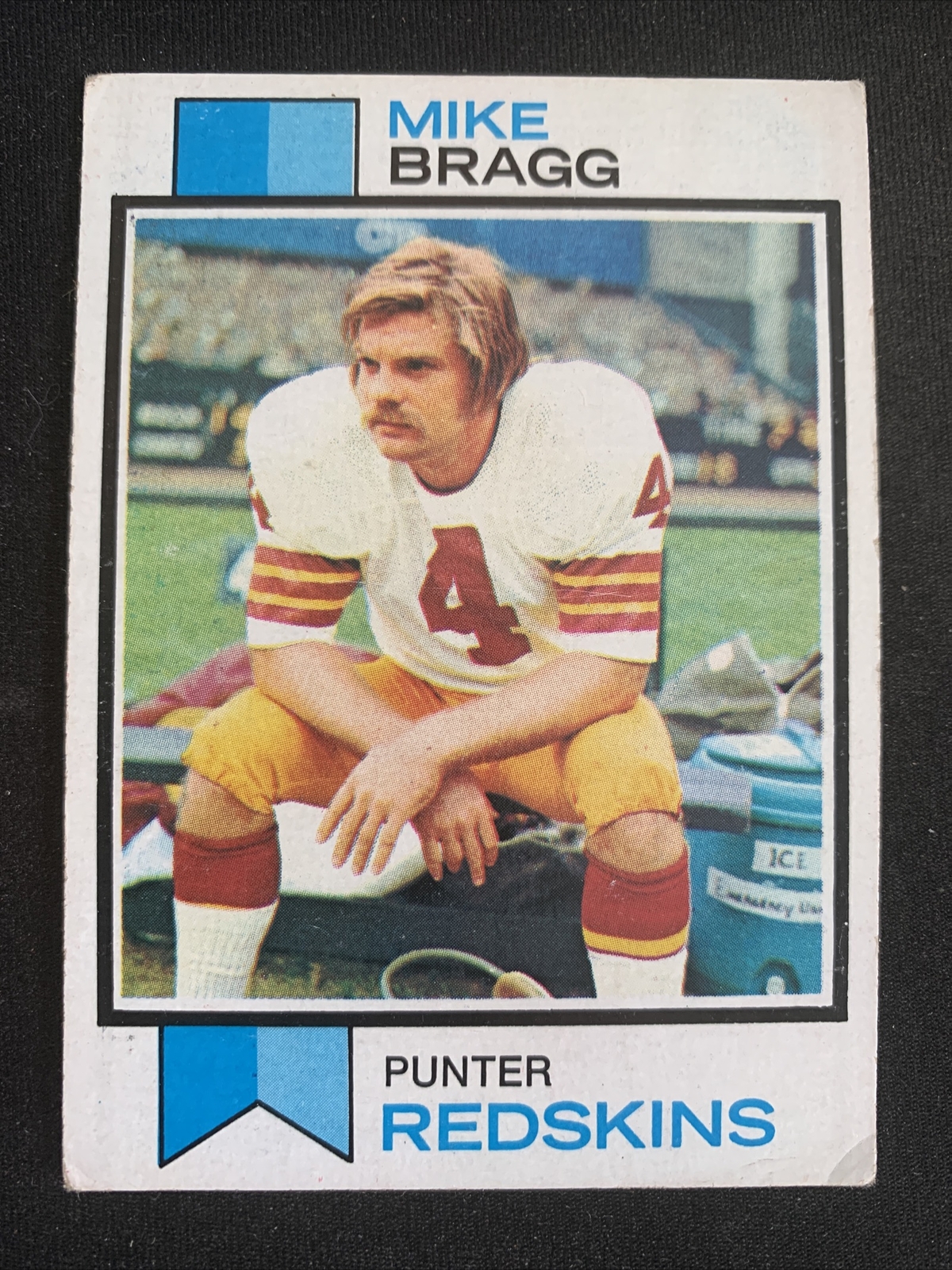 1973 Topps Football Card #47 Mike Bragg Washington Redskins VgEx Free ...