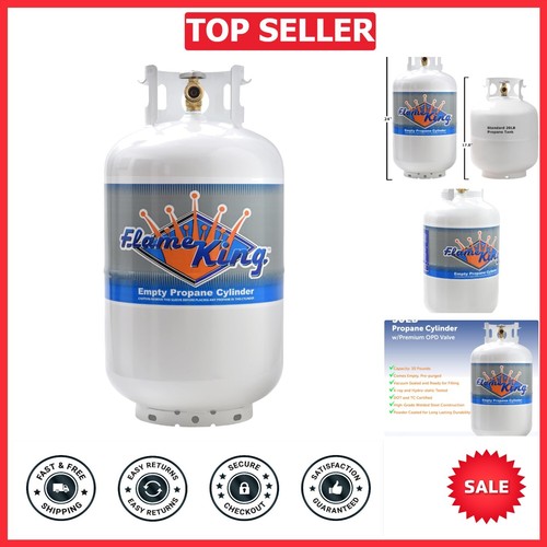 30lb Steel Propane Cylinder with Overfill Protection Device Valve | eBay
