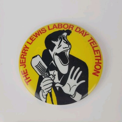 Jerry Lewis Labor Day Telethon Pin 3" | eBay