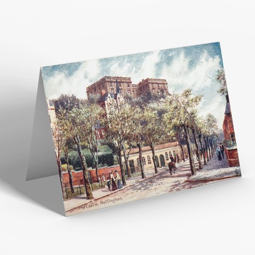 GREETING CARD - Vintage Nottinghamshire - The Castle, Nottingham | eBay