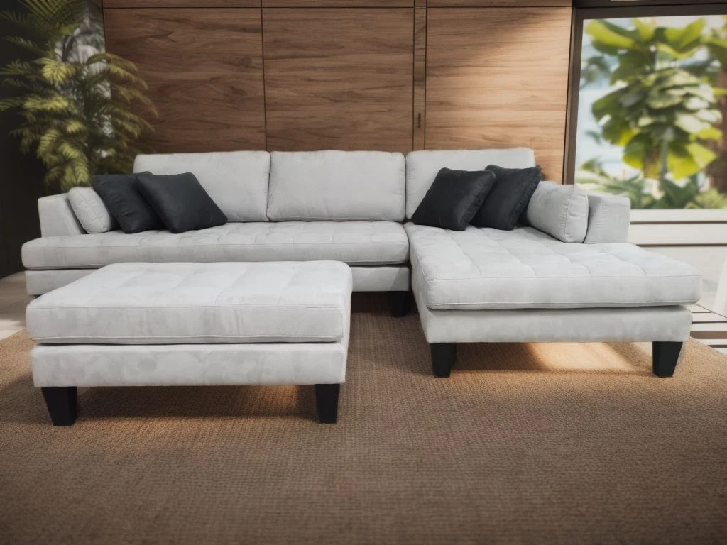Modern Sectional Sofas Microfiber