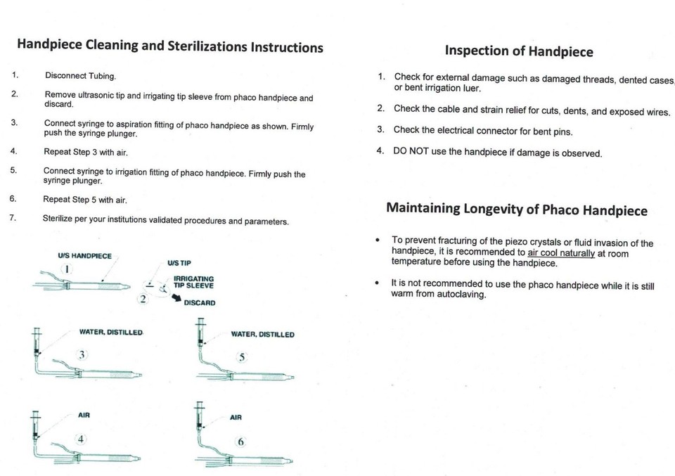 Alcon Constellation Fully refurbishe 8065750888 Fragmentation Handpiece ...