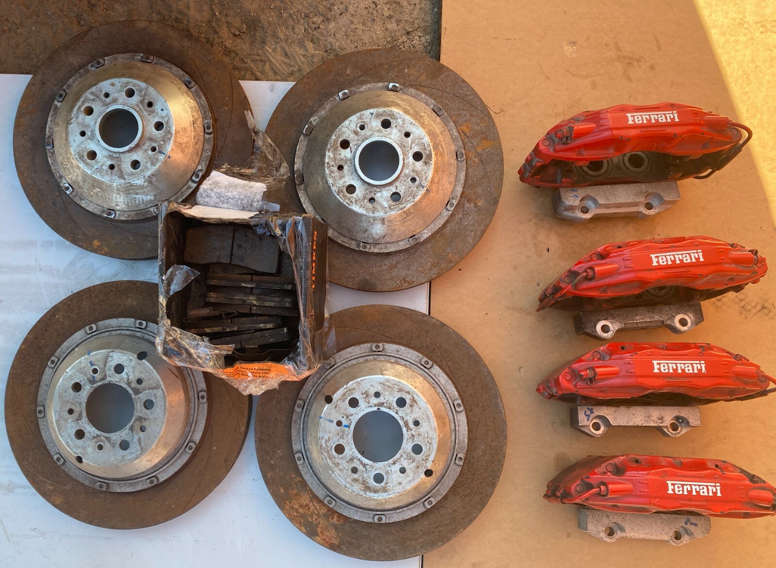 Ferrari F50 550 575 Brake Calipers Discs Pads Bremssättel BREMBO F40 20 ...