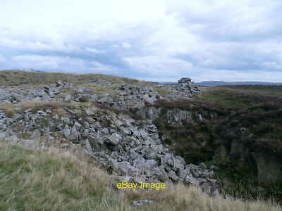 Photo 6x4 Abandoned Quarry above Hare Clough Haslingden c2015 | eBay UK