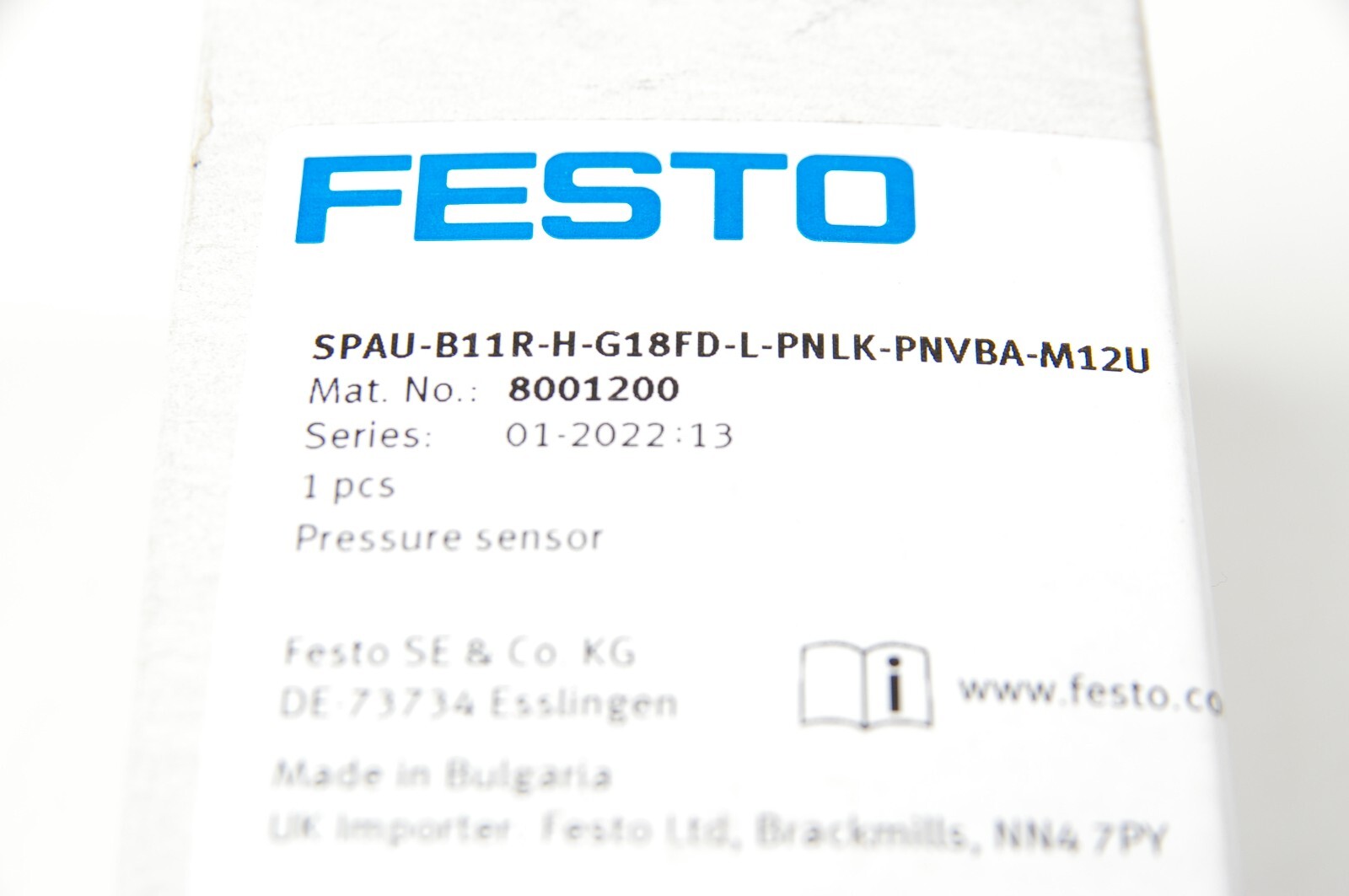 Festo SPAU-B11R-H-G18FD-L-PNLK-PNVBA-M12U 8001200 | eBay