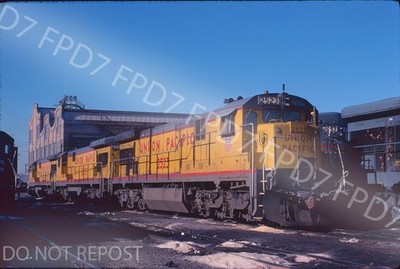 ORIGINAL SLIDE UP Union Pacific C30-7 2523-2507-2479;Bedford Pk.,IL;Nov ...