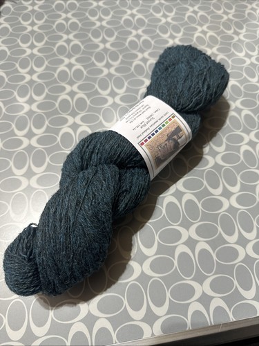 Elemental Affects Yarn Natural Shetland Rustic Lace- Color Sunset Blue ...