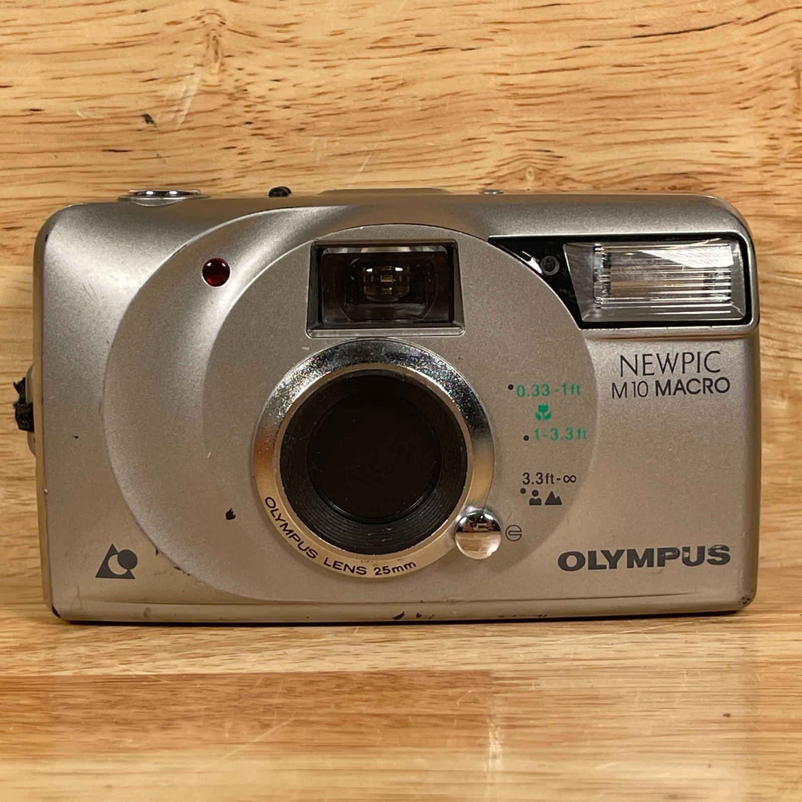 Olympus Newpic M10 Macro Gray APS Film Autofocus 25mm Point & Shoot ...