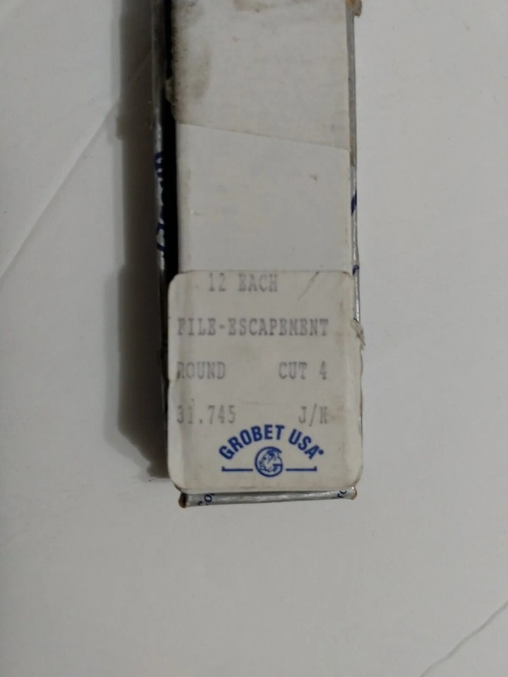 Grobet file: USA Swiss Pattern Escapement 5-1/2" Round Cut 4 #31.745 | eBay