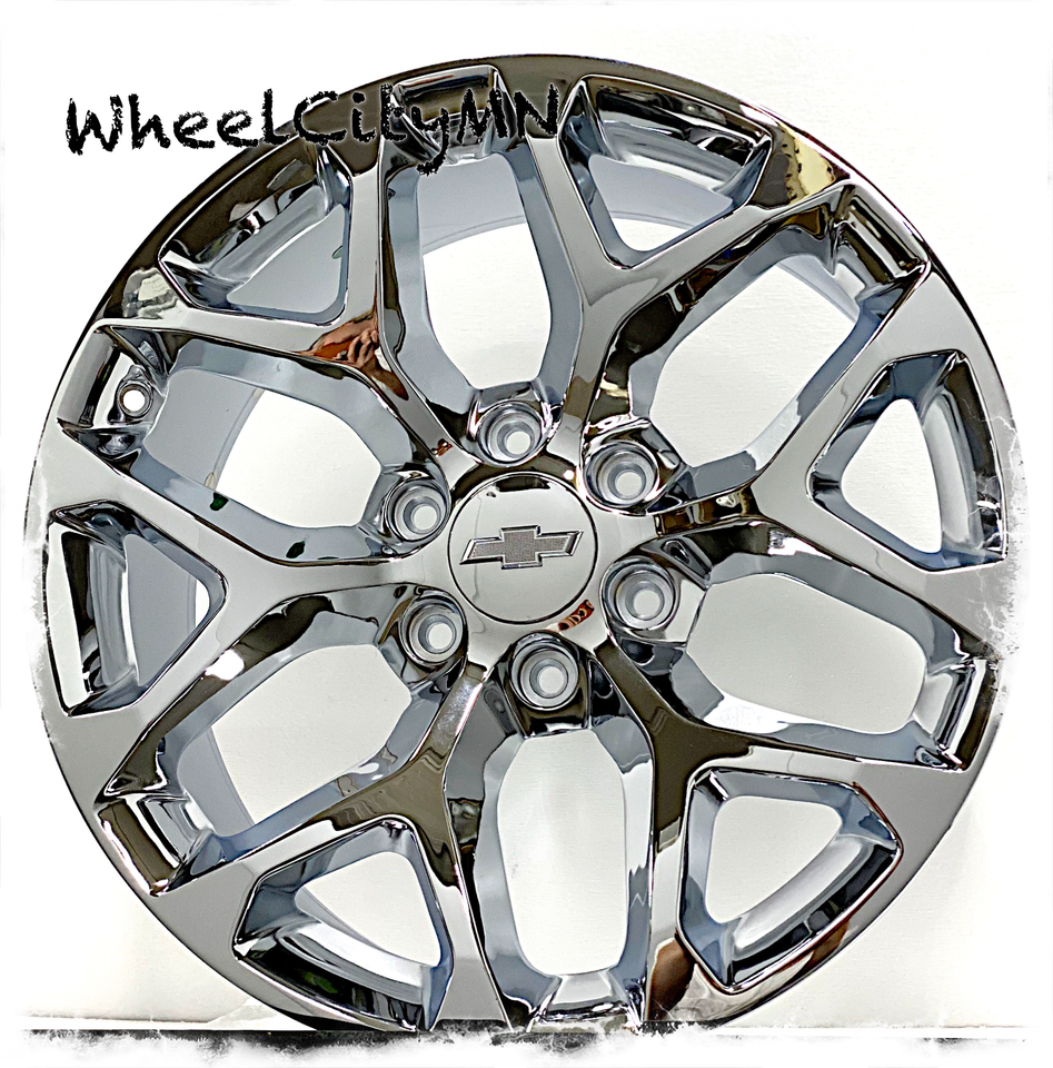 22 inch Snowflake chrome OE replica wheels fits Chevy Express Van 1500 ...
