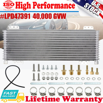 For Cool Max Low Pressure Drop Transmission Oil Cooler LPD47391 40000 ...