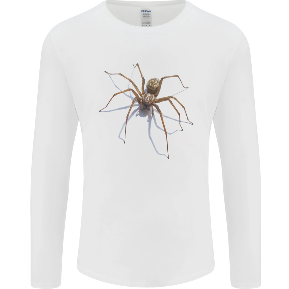 Gruesome Spider Halloween 3D Effect Mens Long Sleeve T-Shirt | eBay