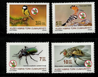 2024 UNMOUNTED MINT BIRDS AND INSECTS- TURKISH CYPRUS STAMPS | eBay
