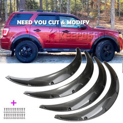 35" For Ford Escape 2008-2012 Fender Flares Widebody Arch Mudguard ...