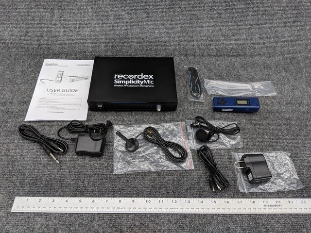 Recordex Simplicity Mic Wireless System RF Classroom Microphone ST-MIC ...