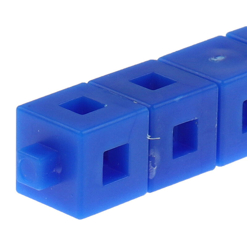 100Pcs Mathematics Linking Cubes Interlocking Counting Block Kids ...