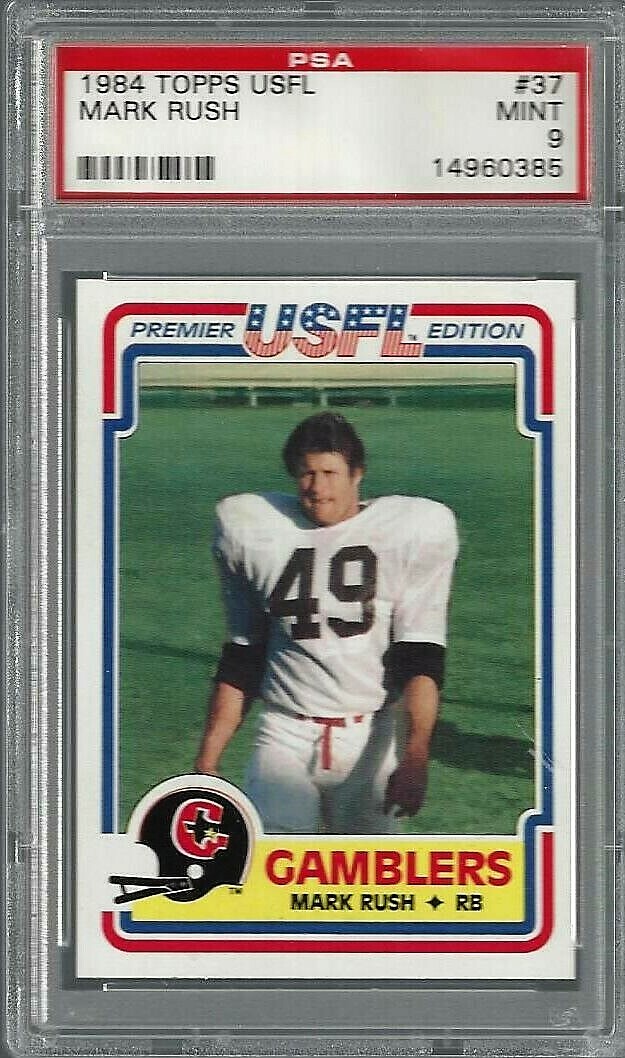 1984 Topps USFL #37 Mark Rush PSA 9 MINT 14960385 | eBay