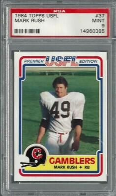 1984 Topps USFL #37 Mark Rush PSA 9 MINT 14960385 | eBay