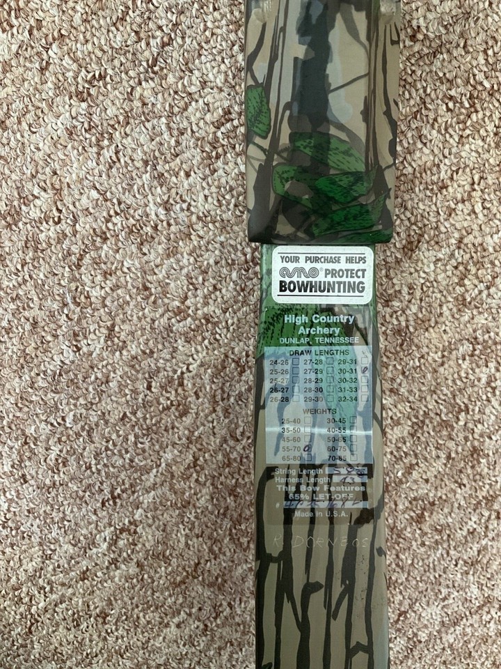 Bow, Sniper Compound Model 4C35168L -made by High Country Archery | eBay