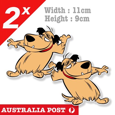 Dastardly and Muttley The Dog , Motorcycle,Cartoon Sticker | eBay Australia