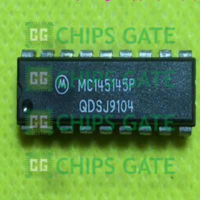 3PCS MC145145P MC145145 4-Bit Data Bus Input PLL Frequency Synthesizer ...