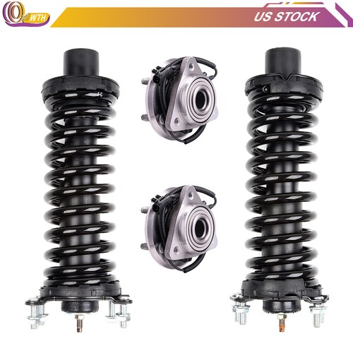 4pc Front Struts Wheel Hub Bearing Fits Jeep Liberty 08-2012 Dodge ...