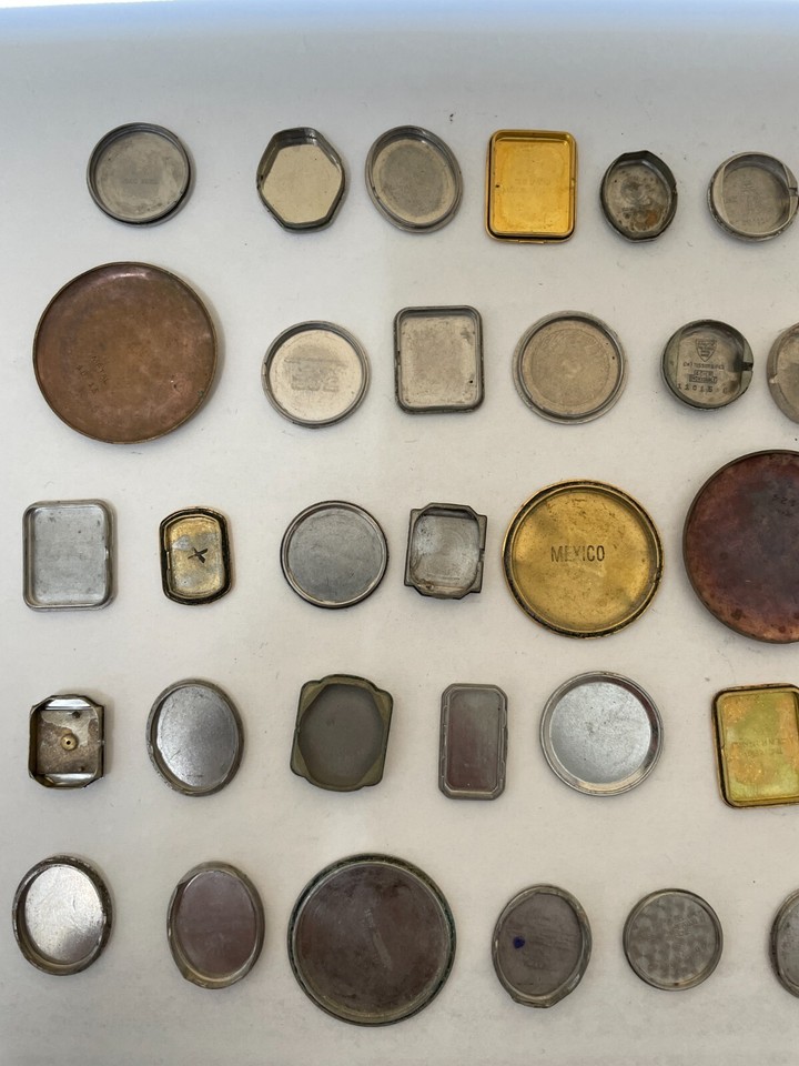 Lot of 40 Various Vintage Watch Case Backs - Great For Parts Or Repair ...