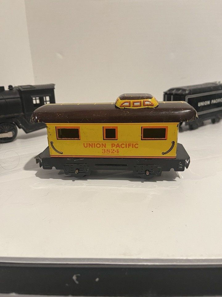 Marx Union Pacific Train Set 4 Pc. w/Tracks | eBay