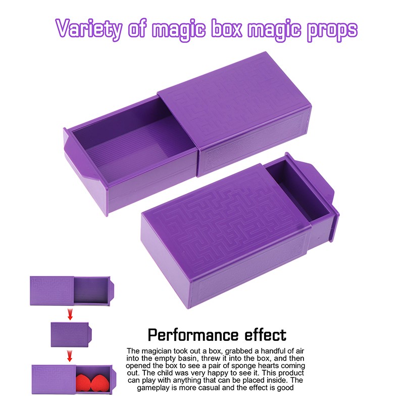 Variety Magic Box Magic Props Empty Box Pull Box Close Shot Magic Props ...