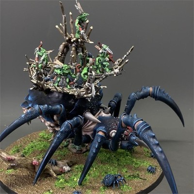 Warhammer AOS pro Painted Arachnarok Spider Gloomspite Gitz Presale | eBay