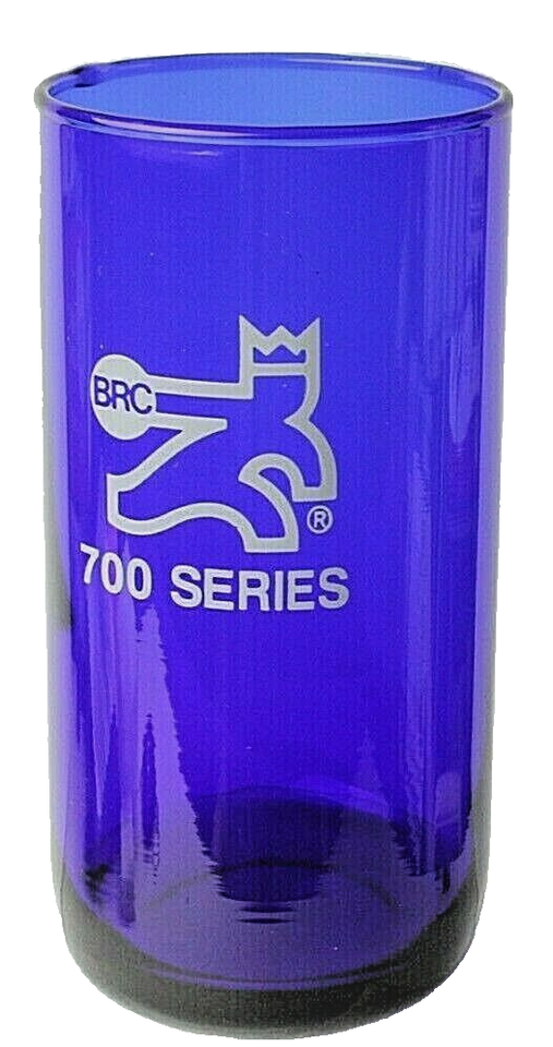 Brunswick Rec Center Award BRC 700 Series Cobalt Blue Drinking Glass 14 ...