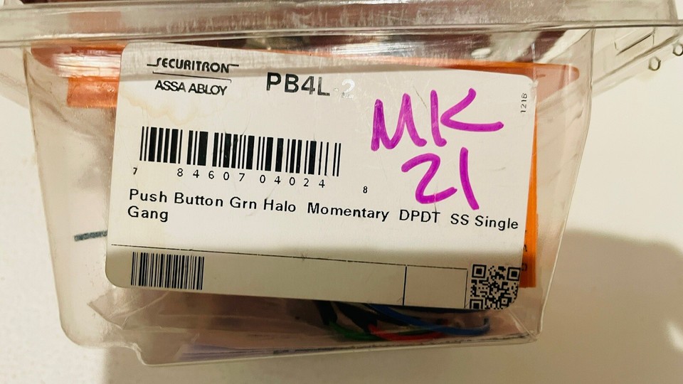 Securitron Exit Push Button PB4L Series | eBay