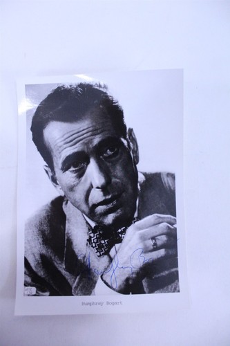 Vintage Studio Black & White 5 x 7 Promo Humphrey Bogart Facsimile ...