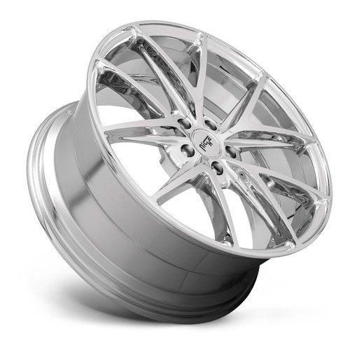 (1) 18x8 +40 Niche M248 Misano 5x4.5 Chrome Wheel | eBay