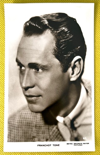 FRANCHOT TONE (4) VINTAGE MOVIE STAR PHOTO POSTCARD c1940s | eBay Australia