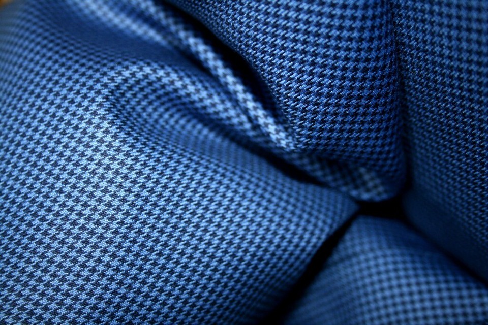 Mod Skinhead Suit Blue & Black Dogtooth Suit 4 Button Suit Slim Fit | eBay