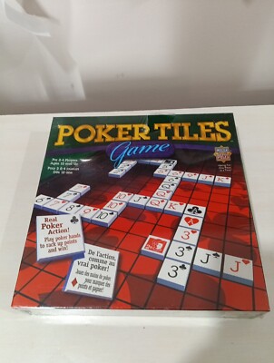Master Pieces ~ POKER TILES GAME ~ 2-4 Players ~ Poker Action ~ New ...