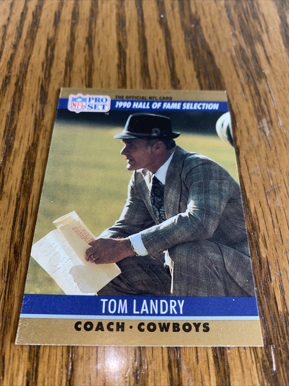1990 PRO SET / TOM LANDRY "HALL OF FAME" CARD Cowboys 28 | eBay