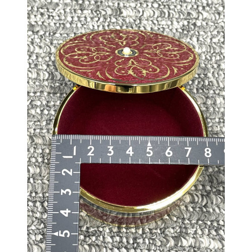 MIKIMOTO International Jewelry Box Lacquered Red × Gold limited From ...