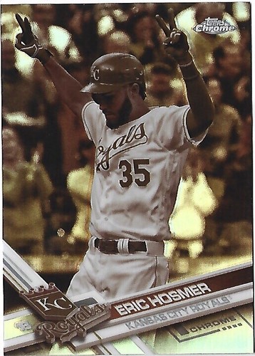 2017 Topps Chrome Sepia Refractors Royals Baseball Card #153 Eric ...