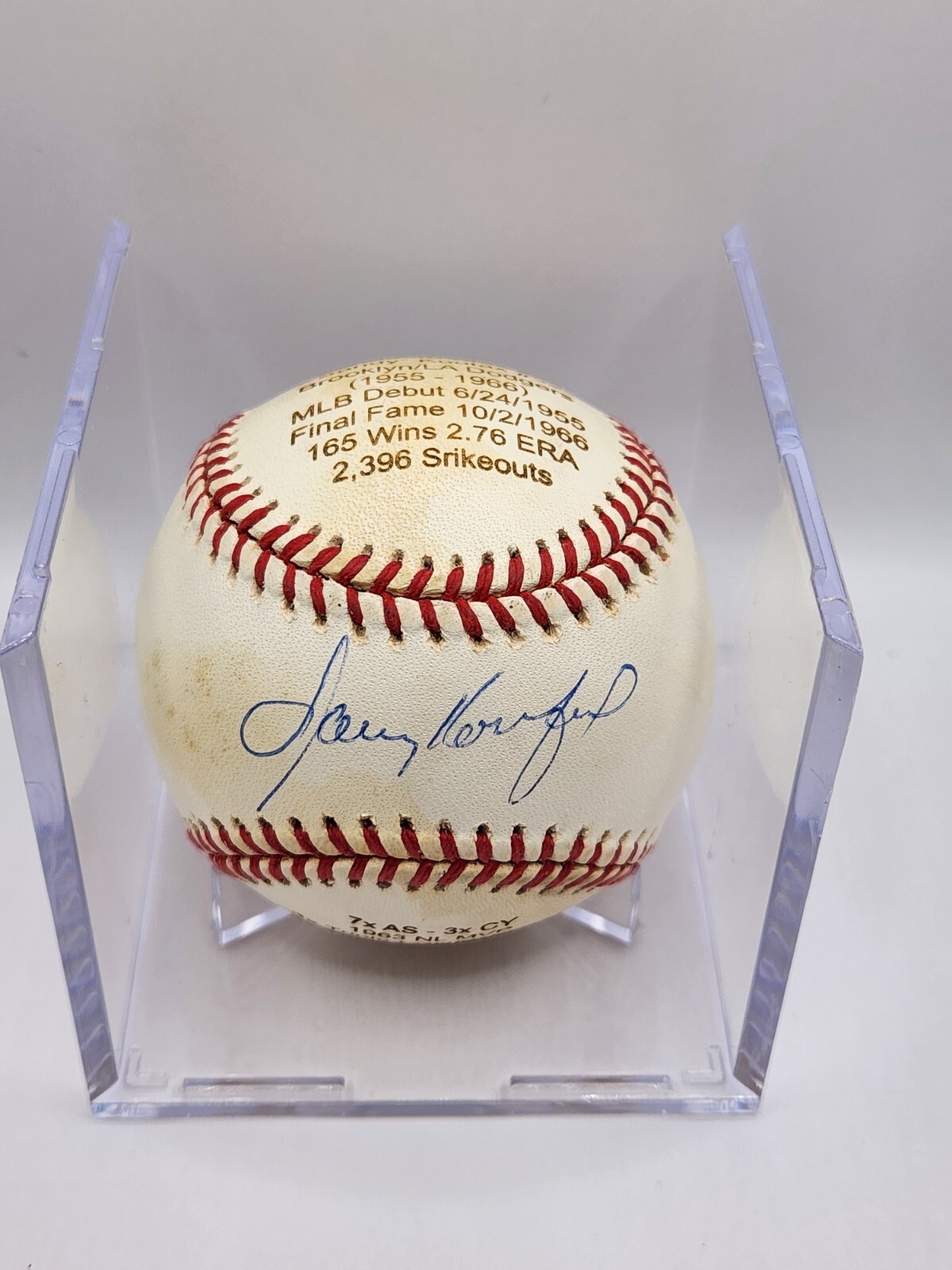 Sandy Koufax | Autographed Baseball Memorabilia & MLB Merchandise