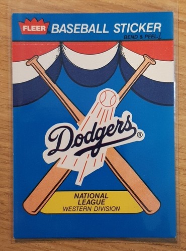 1989 FLEER TEAM STICKERS LOS ANGELES DODGERS | eBay