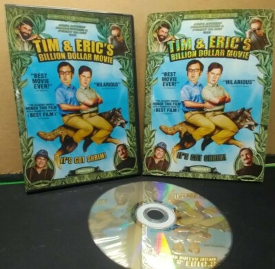 Tim and Erics Billion Dollar Movie (DVD, 2012) With Slip Cover Wil ...
