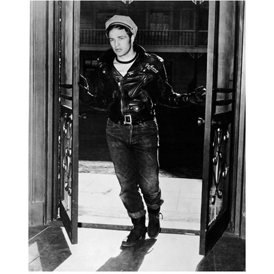 Marlon Brando as Johnny Strabler The Wild One in Doorway 8 x 10 inch ...