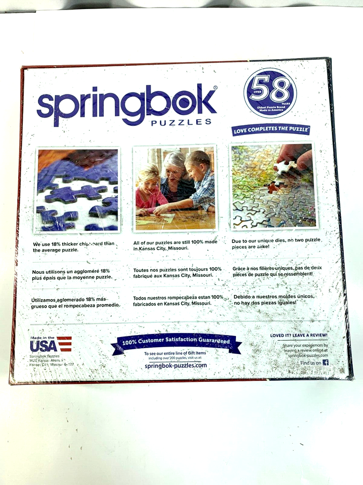 Springbok's 1000 Piece Jigsaw Puzzle Angel and Dove - Holiday ...