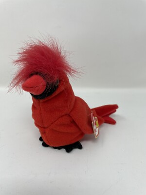 Ty Beanie Babies Mac The Cardinal Plush Toy 06/10/1998 | eBay