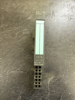 SIEMENS INPUT MODULE 6ES7 131-4BD01-0AA0 WITH BASE 6ES7 193-4CB30-0AA0 ...