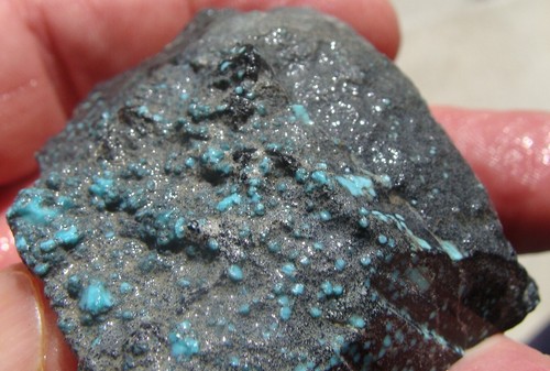 Lander Blue Authenticated Turquoise Rough Nugget Like a Starlit Night ...