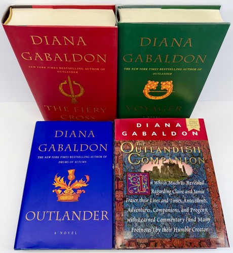 Diana Gabaldon Book Lot Hardcovers Outlander Outlandish Companion Fiery ...